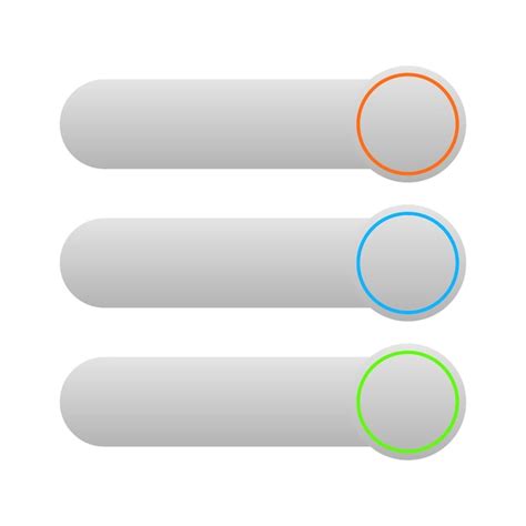 Premium Vector Blank Buttons With Border Style
