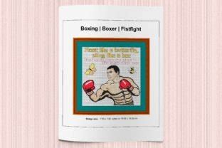 Boxing Cross Stitch Pattern Boxer Graphic By LarisaStitch Creative