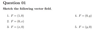 solved question 01sketch the following vector