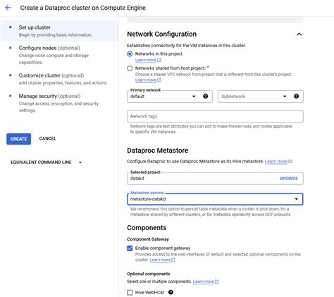 Dataproc Metastore Integrating Dataproc Metastore With Dataproc