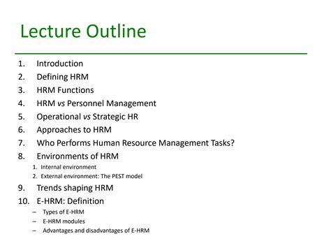 SOLUTION Hrma 340 Lecture 1 Hrm An Overview Studypool
