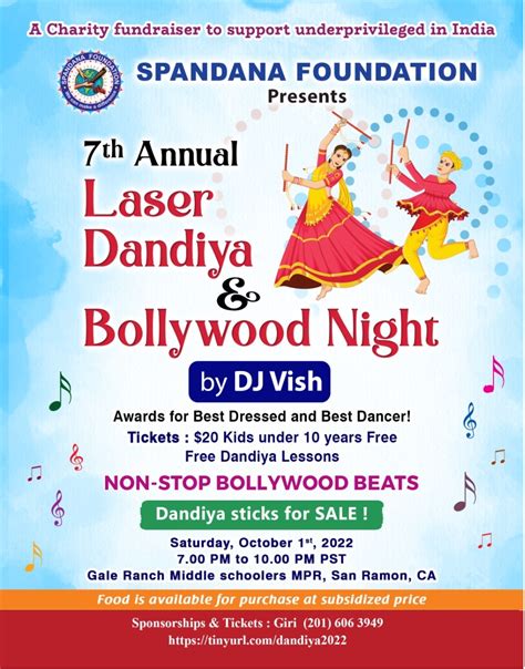 Spandana Foundation Laser Dandiya And Bollywood Night Connecting