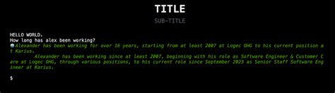 My Interactive Resume Terminal How I Made An Interactive Cv That By Alexander Knips Medium