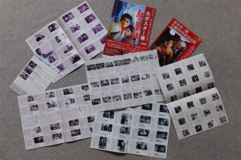 Yahooオークション 赤木圭一郎 チラシ8種類「神保町シアター」”よ