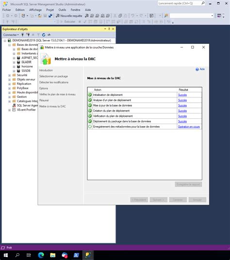 Logiciel Sql Server Management Studio Ssms Comment D Ployer Dacpac