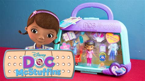 Doc Mcstuffins Toy Doc Mcstuffins On The Go Stuffy Playset By Disney