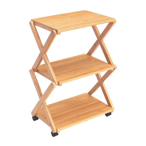 Buy Mobile Printer Stand With Storage 3 Tier Rolling Printer Cart With