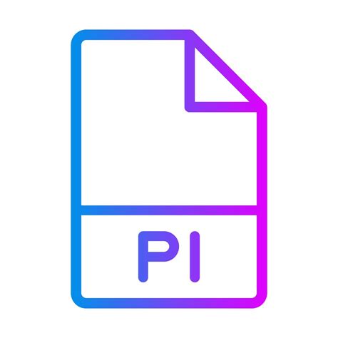 Perl Document Files Extension File Type Gradient Programming Icons
