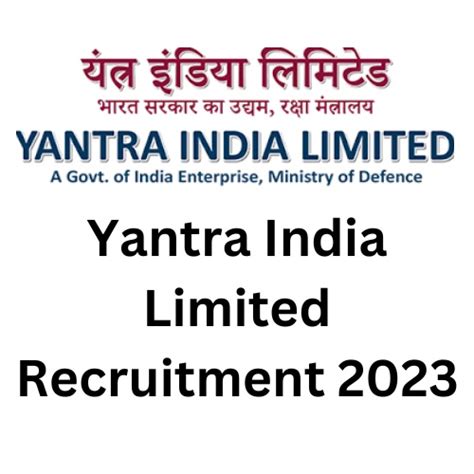 Yantra India Limited Recruitment 2023 5395 Apprentices Vacancies