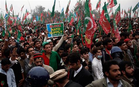 Drone Protesters In Pakistan Block Nato Supply Route Al Jazeera America