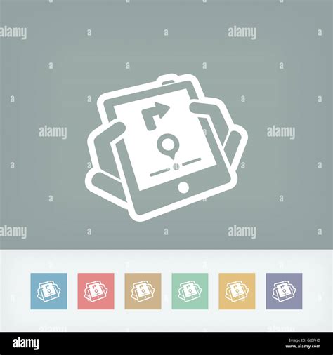 Mobile Navigation System Stock Vector Image And Art Alamy