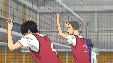 Hinata Serving At Kageyamas Head Haikyuu Youtube
