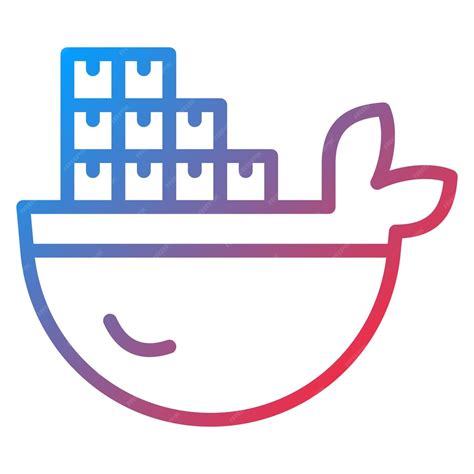 Premium Vector Docker Icon Vector Image Can Be Used For Data Science