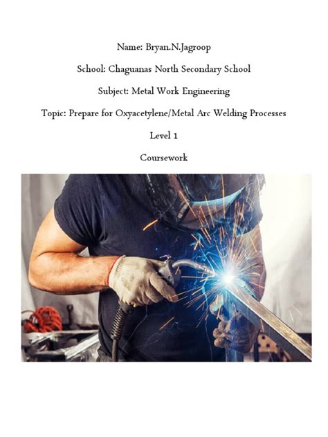 Oxy Acetylene Welding Pdf Home And Garden Science And Mathematics