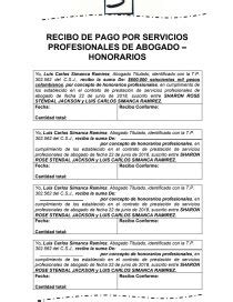 Arriba 77 Imagen Modelo De Recibo De Pago Por Honorarios Profesionales