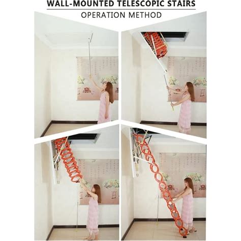 Olotu Attic Ceiling Ladder Loft Ladder Wall Mounted India Ubuy