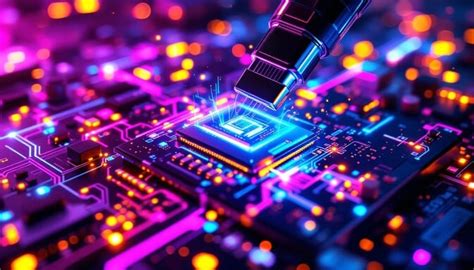 Free Glowing Circuit Core Image Download At Stockcake