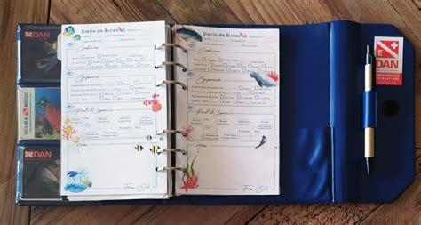 Digital Pages Scuba Dive Logbook Divers Log Book A5 Divelog Sheets