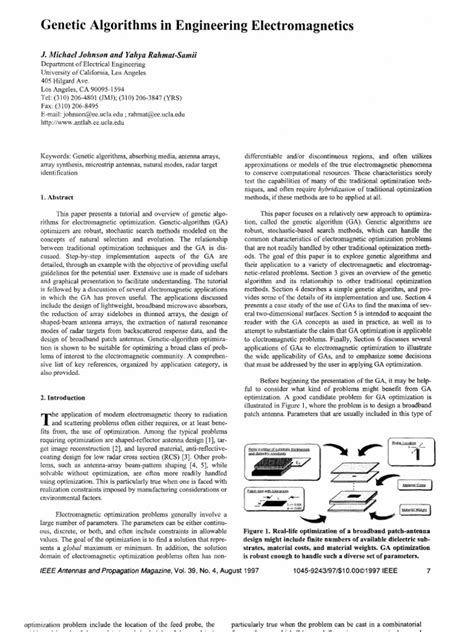 Ga 1 Pdf Genetic Algorithm Mathematical Optimization