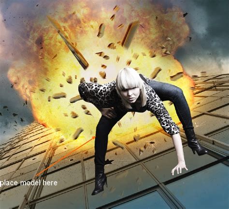Create A Dramatic Building Explosion Scene PSDFan