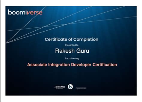 Rakesh Kumar Guru On Linkedin Boomicertified Integrationdeveloper