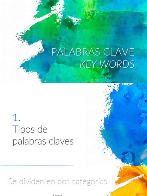 Palabras Clave Pdf