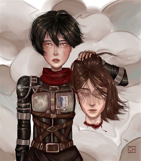 Attack On Titan Fanart Eren X Mikasa Микаса