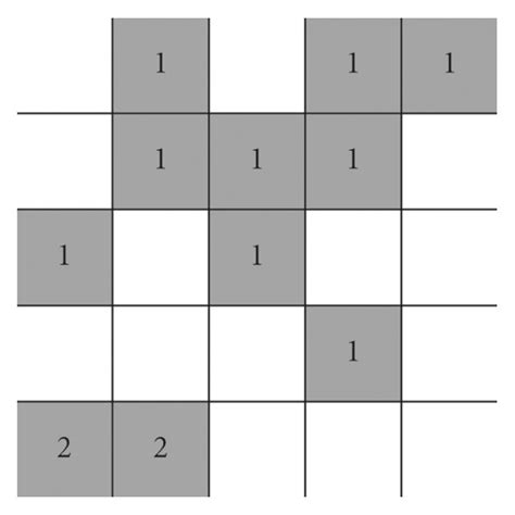 Two Pass Algorithm Illustration A Original Image B First Pass