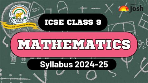 Icse Class 9 Maths Syllabus 2024 2025 Download Latest Syllabus Pdf Icse Class 9 Maths Syllabus 2024 2025 Download Latest Syllabus Pdf