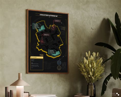 Counter Strike X Anubis Map Poster Game Wall Art Poster Etsy