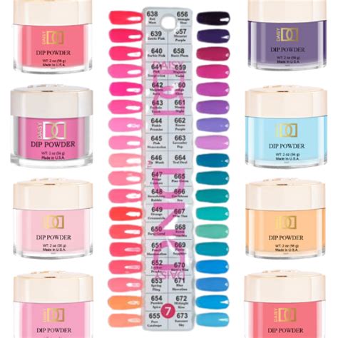 Swatch 7 Dip And Dap Powder Collection By Dnd