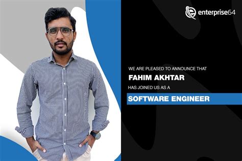 Enterprise64 On Linkedin Newhire Welcome Softwareengineer