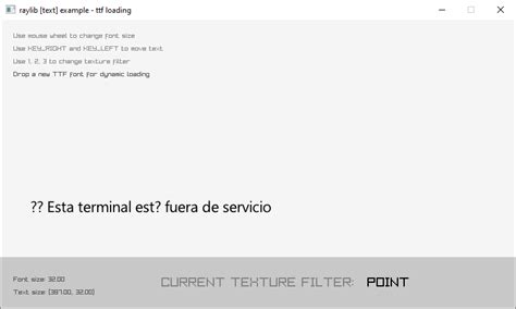 Text Loadfontex Latin Character Urgent · Issue 905 · Raysan5