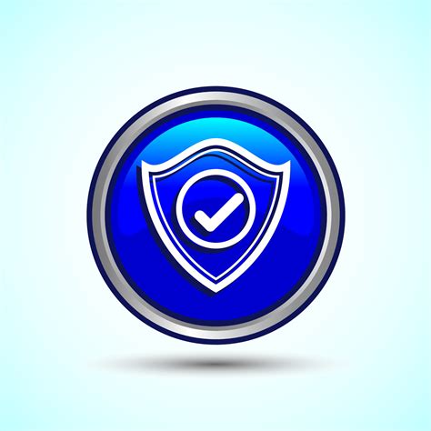Shield Icon Button Design Illustration Security Protection Icon4 49691853 Vector Art At Vecteezy