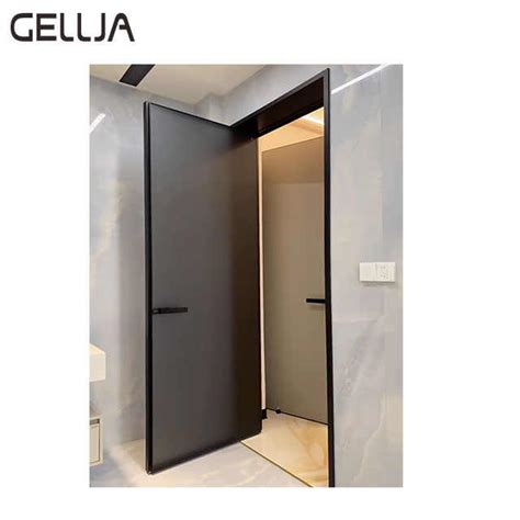 Metal Framed French Doors Modern Indoor Contemporary Style Aluminium