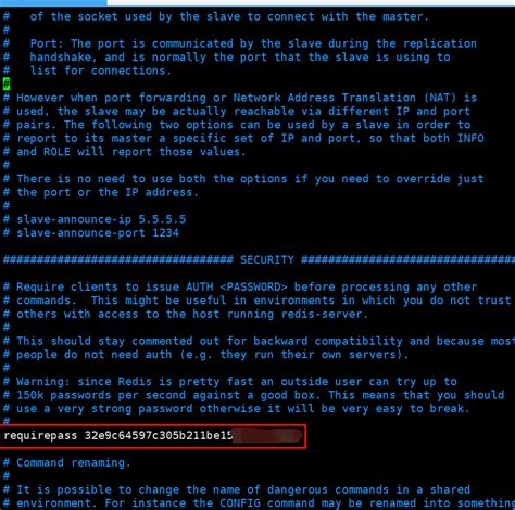 Redis设置密码认证（安全扫描提示redis未授权访问漏洞） Tutu007 博客园