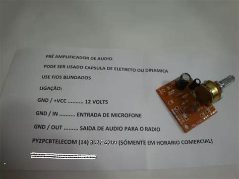Mike Microfone De Ganho Radio Amador Px Vhf Uhf Ptt MercadoLivre