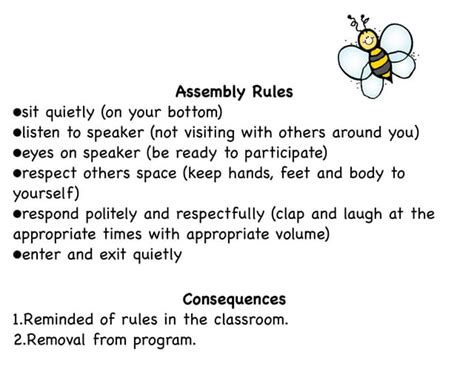 Assembly Rules Ppt