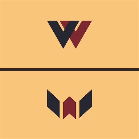 Premium Vector Creative Professional W Logo Template