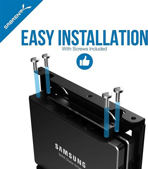 SABRENT 2 5 Inch To 3 5 Inch Internal Hard Disk Drive Mounting Bracket