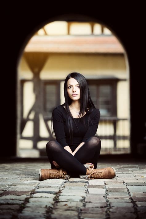 Free Images Person Girl Woman Sitting Darkness Fashion Black