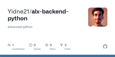 Github Yidne Alx Backend Python Advanced Python