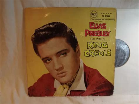 Elvis Presley King Creole Vinyl 1963 Rd 27088 Lpm1884 Lp Eur 4558