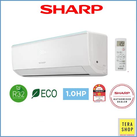 Sharp Aha9xcd Aua9xcd 1hp R32 Air Conditioner Non Inverter Air Cond Shopee Malaysia