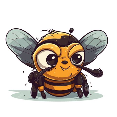 Bumblee Clipart Lucu Kartun Bumble Bee Ilustrasi Vektor Kumbang Clipart Kartun Png Dan Vektor