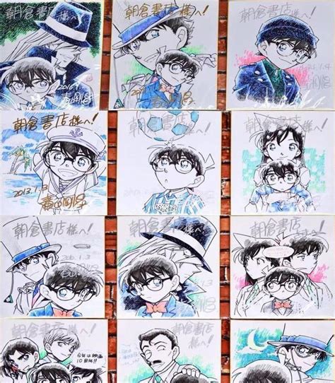 名侦探柯南：青山刚昌历年签绘人物从圆润到精致画风逐渐变化