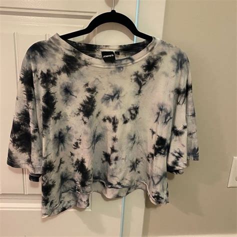 Grayblue Tie Dye Crop T Shirt Tie Dye Blue Tie Dye Clothes Design