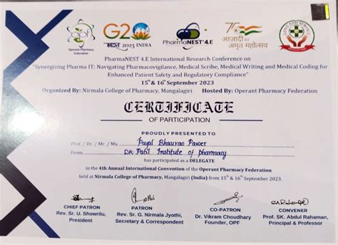 Payal Pawar On Linkedin International Research Conference