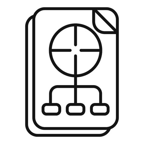 Premium Vector Segment Icon Flat Vector Market Target Share Analysis