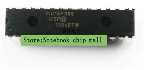free shipping pic16f883 i sp pic16f883 dip28 enhanced flash based 8 bit